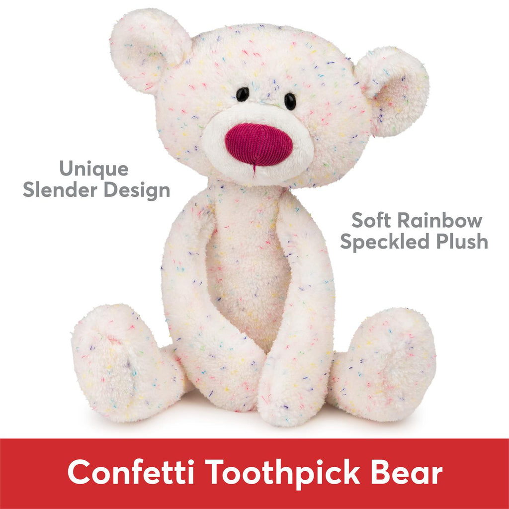 Gund - Confetti Toothpick Bear - 15" – Jan's Bear Essentials
