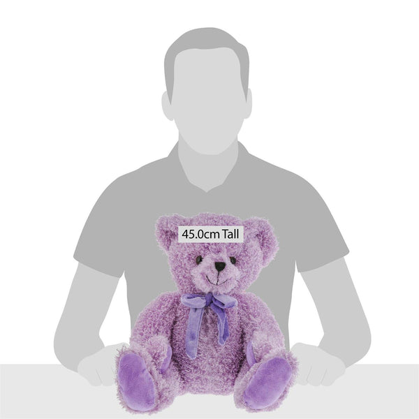 Kalidou - Lavender Bear - 8" sitting – Jan's Bear Essentials